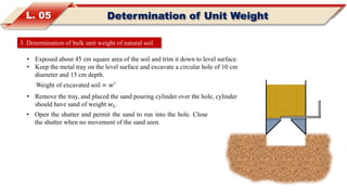 Sand Replacement Method | PDF