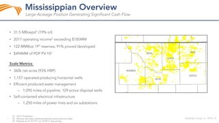 Sand ridge investor presentation 2.22.18