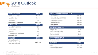 Sand ridge investor presentation 2.22.18