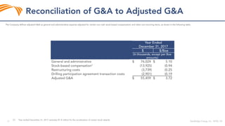 Sand ridge investor presentation 2.22.18