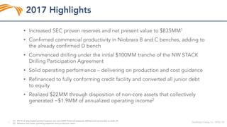 Sand ridge investor presentation 2.22.18