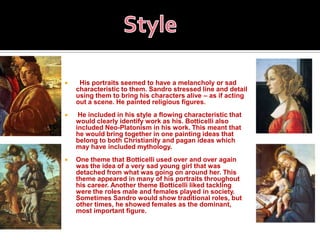 Sandro botticelli | PPTX