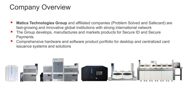 Matica Technologies - Company Overview | PPT