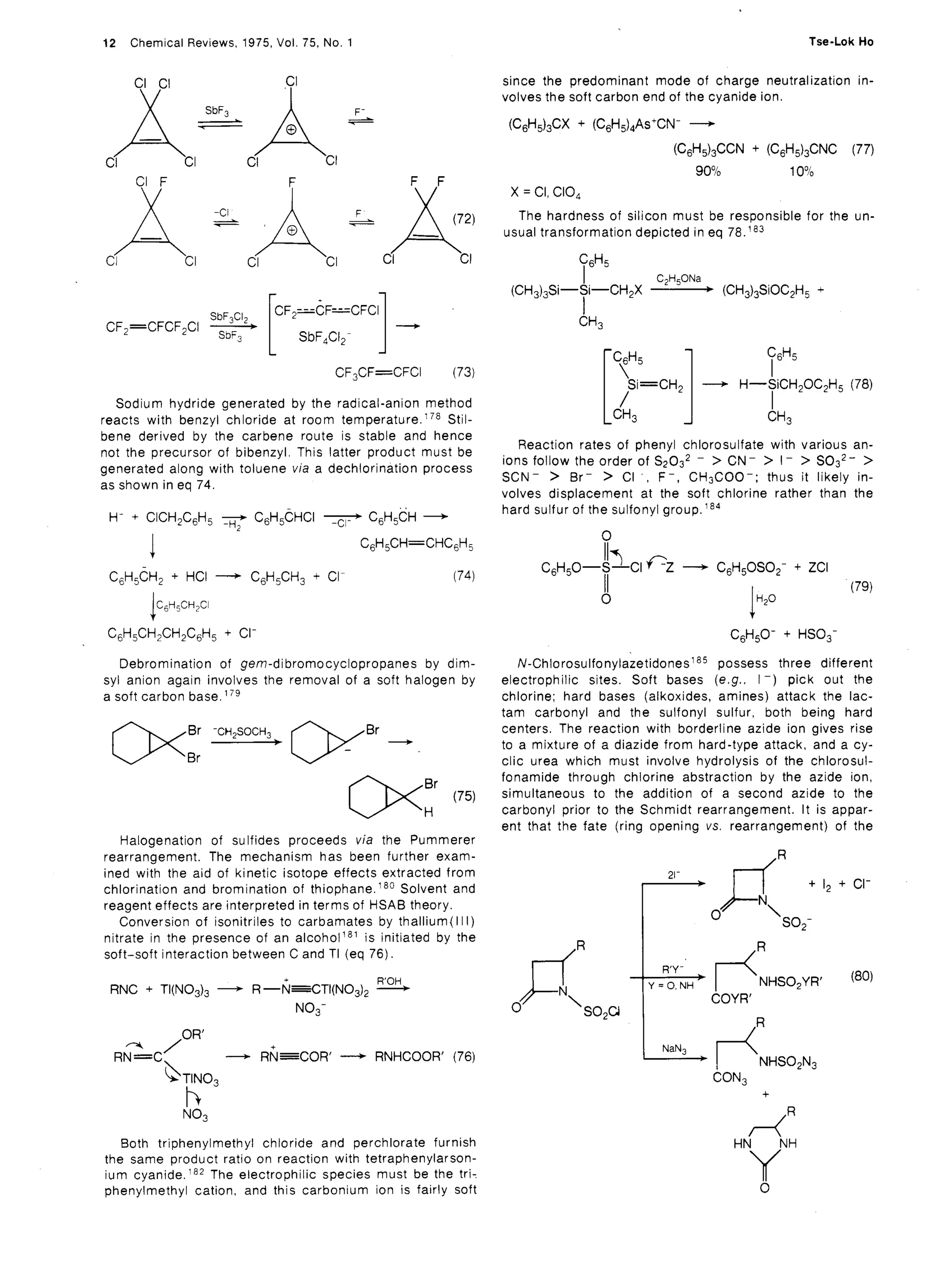 Sandrogreco The Hard Soft Acids Bases (Hsab) Principle And Organic ...