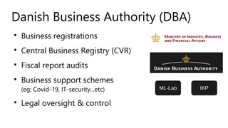 Danish Business Authority: Explainability and causality in relation to ...