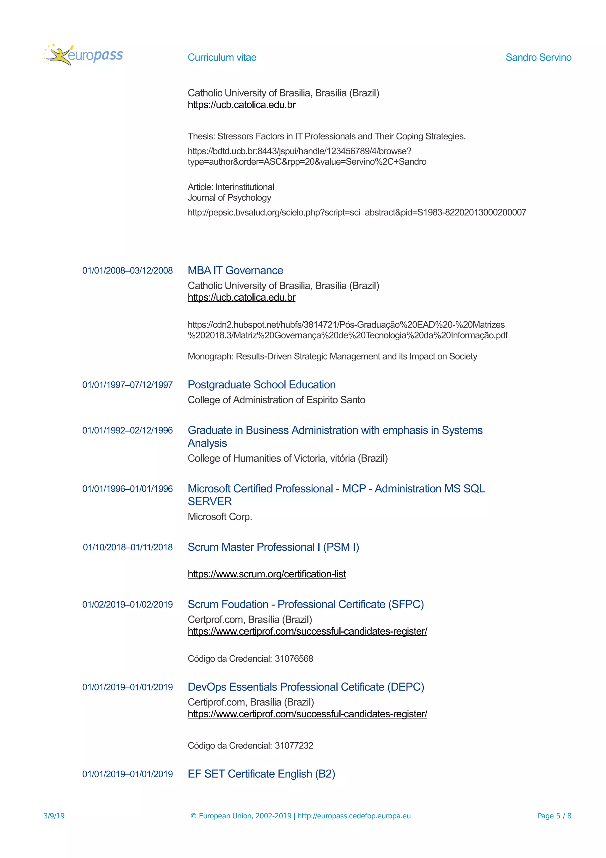 Sandro servino | PDF