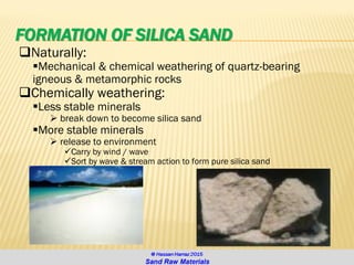 Sand raw materials | PPT