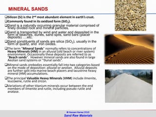 Sand raw materials | PPT