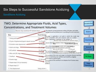 Sandstone acidizing | PPTX