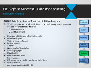 Sandstone acidizing | PPTX