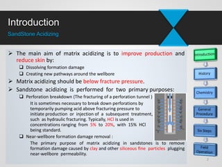Sandstone acidizing | PPTX