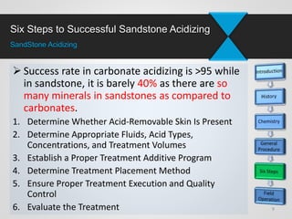 Sandstone acidizing | PPTX