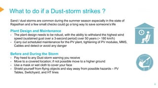 Sandstorm damages & precautions | PPTX