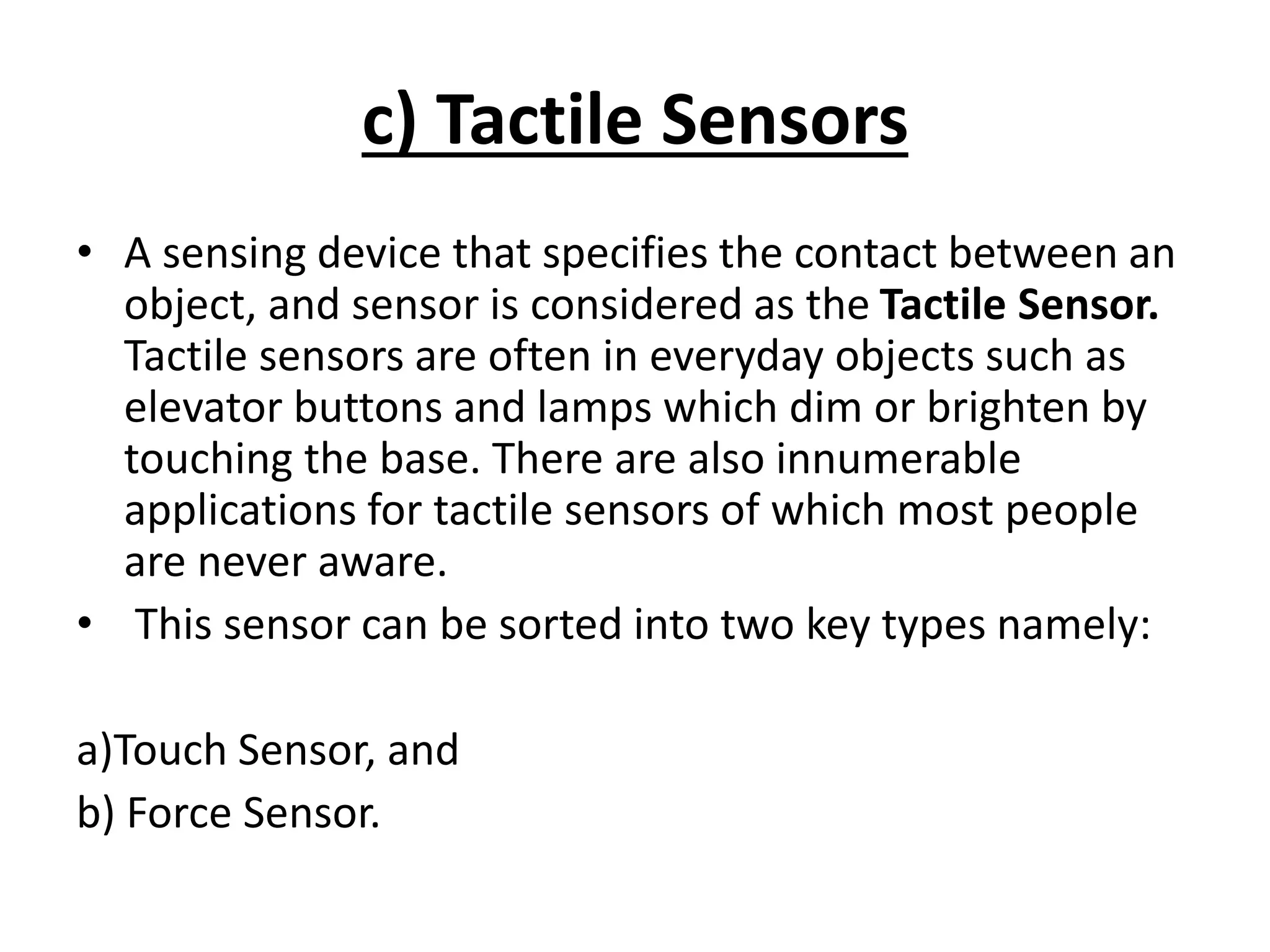 sensors in robotics | PPTX