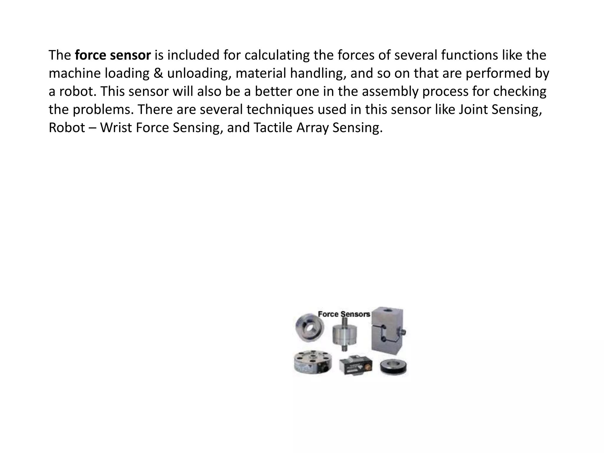 sensors in robotics | PPTX