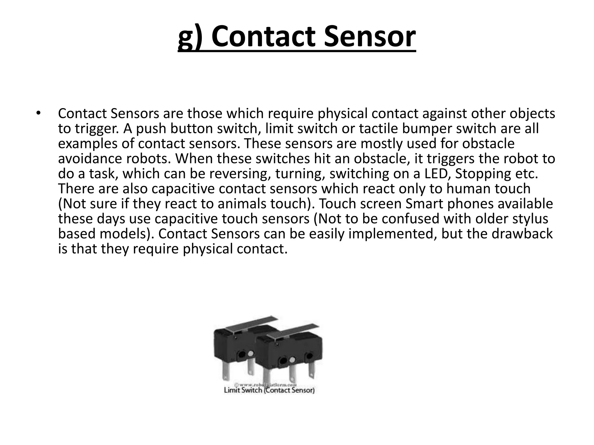 Sensors In Robotics Pptx