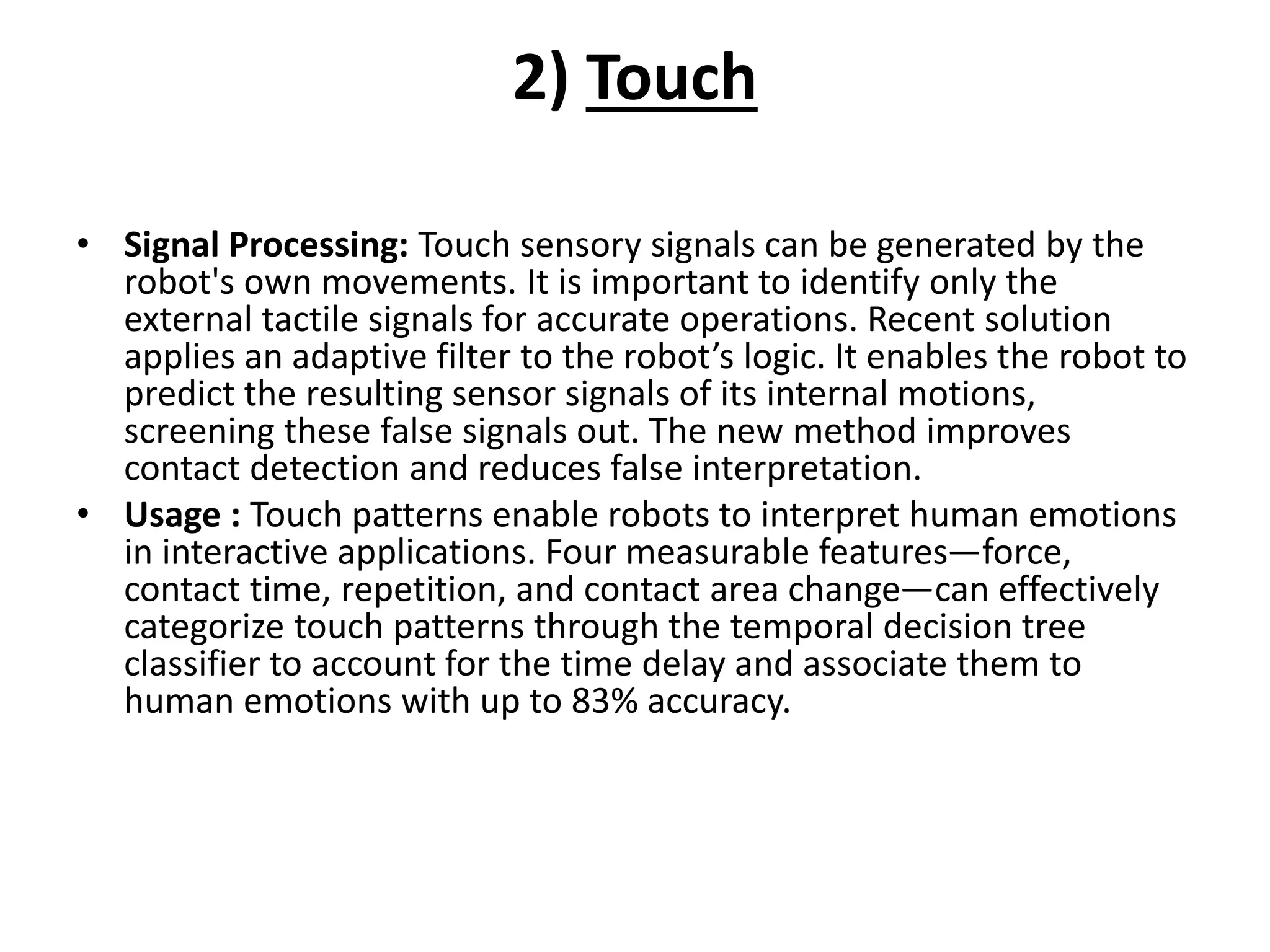 sensors in robotics | PPTX