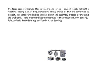 sensors in robotics | PPTX