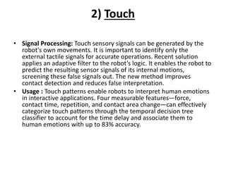 sensors in robotics | PPTX