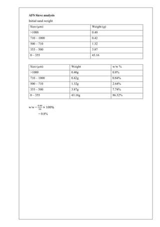 Sand testing | PDF