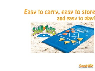 Sand toss - The Beach Game | PPT
