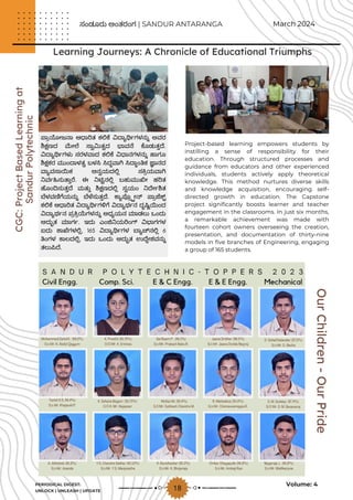 Sandur Antaranga Mar 2024 - Annual Magazine of SMIORE | PDF