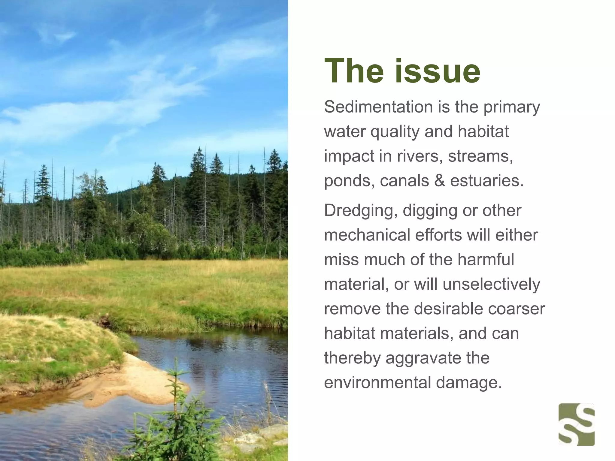 Sand Wand Sediment Removal System for In-stream Restoration | PPTX