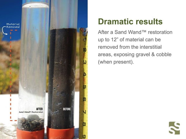 Sand Wand Sediment Removal System for In-stream Restoration | PPTX ...
