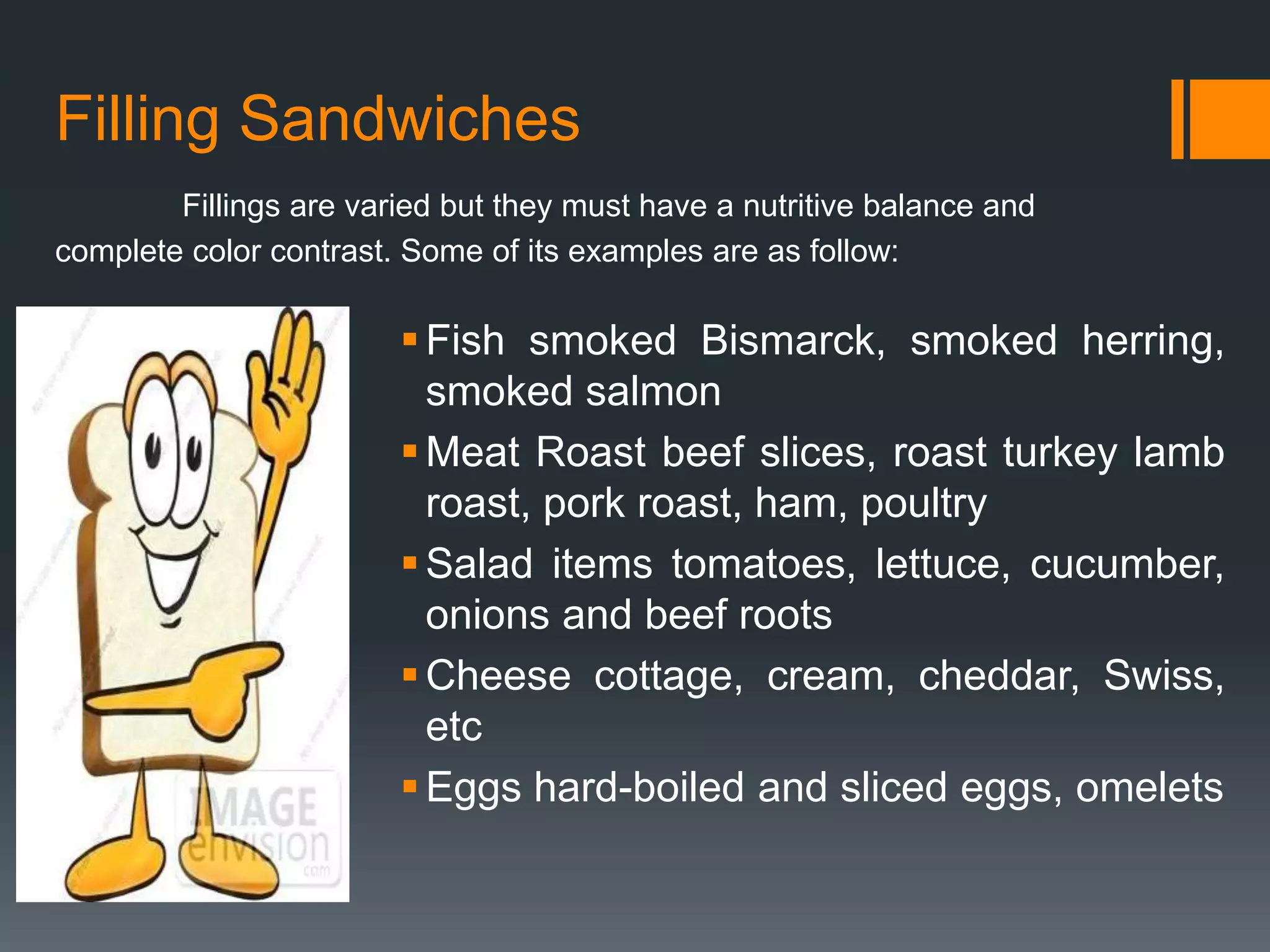 Sandwich and its types | PPTX