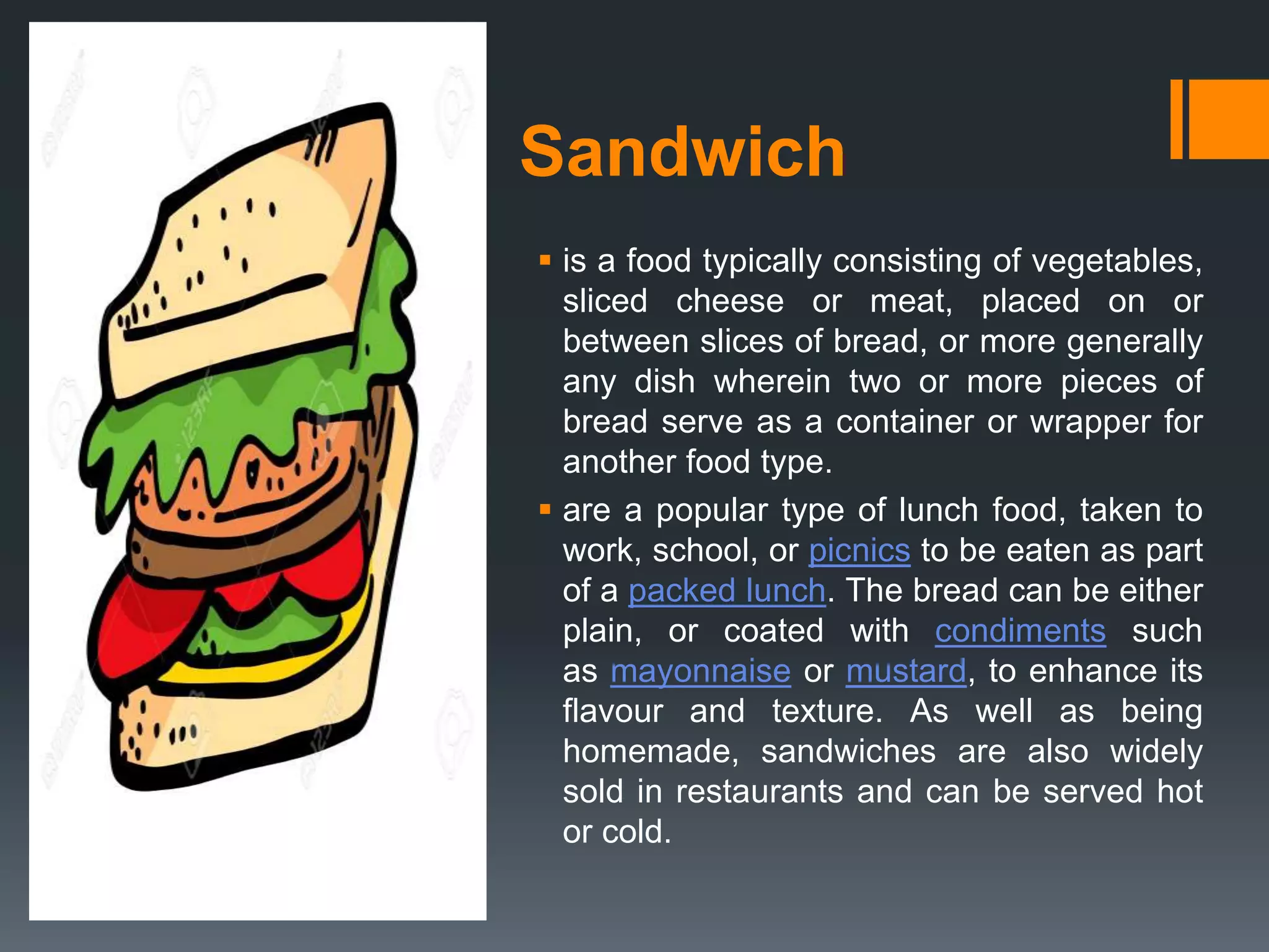 Sandwich and its types | PPTX