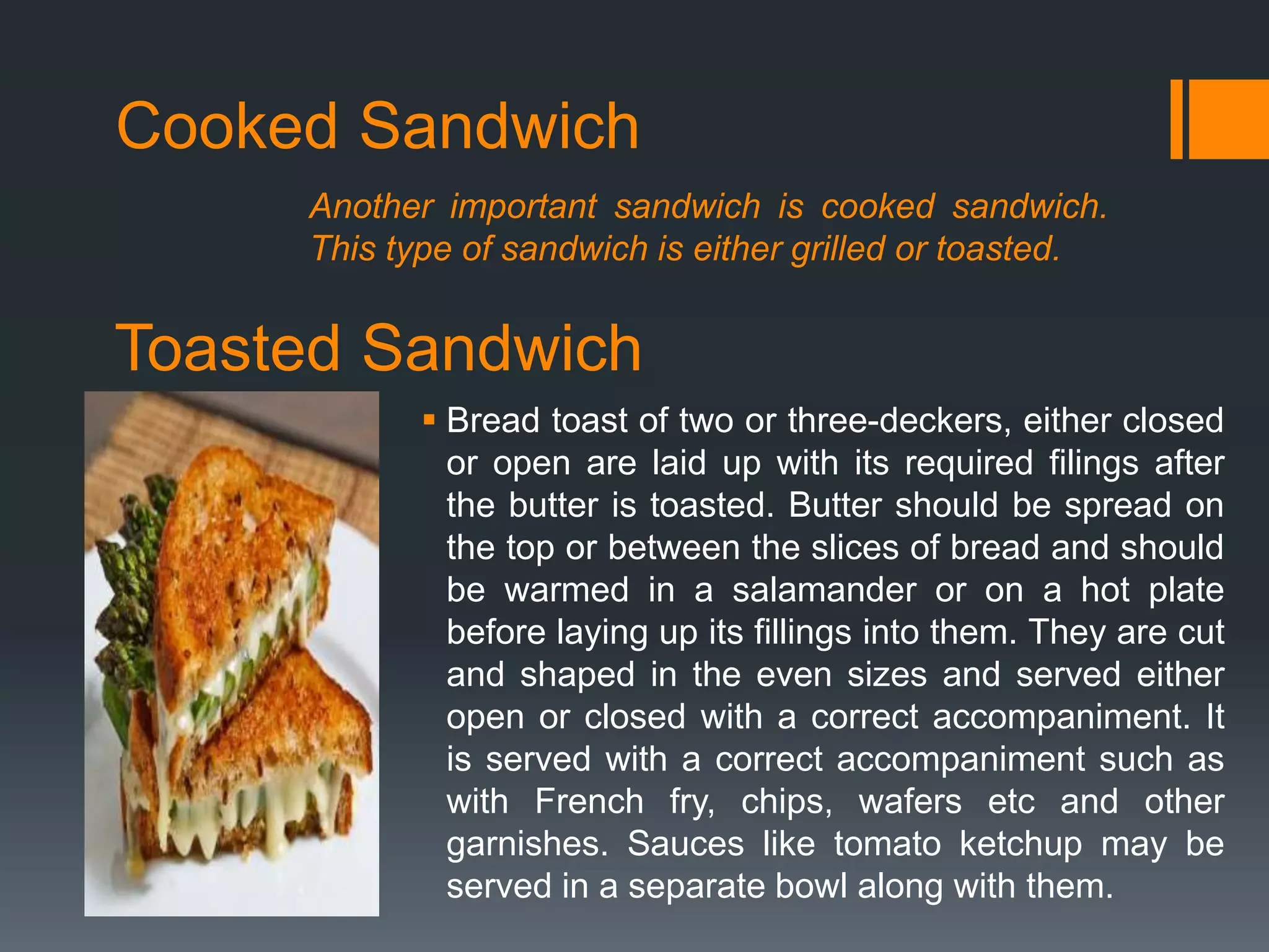 Sandwich and its types | PPTX