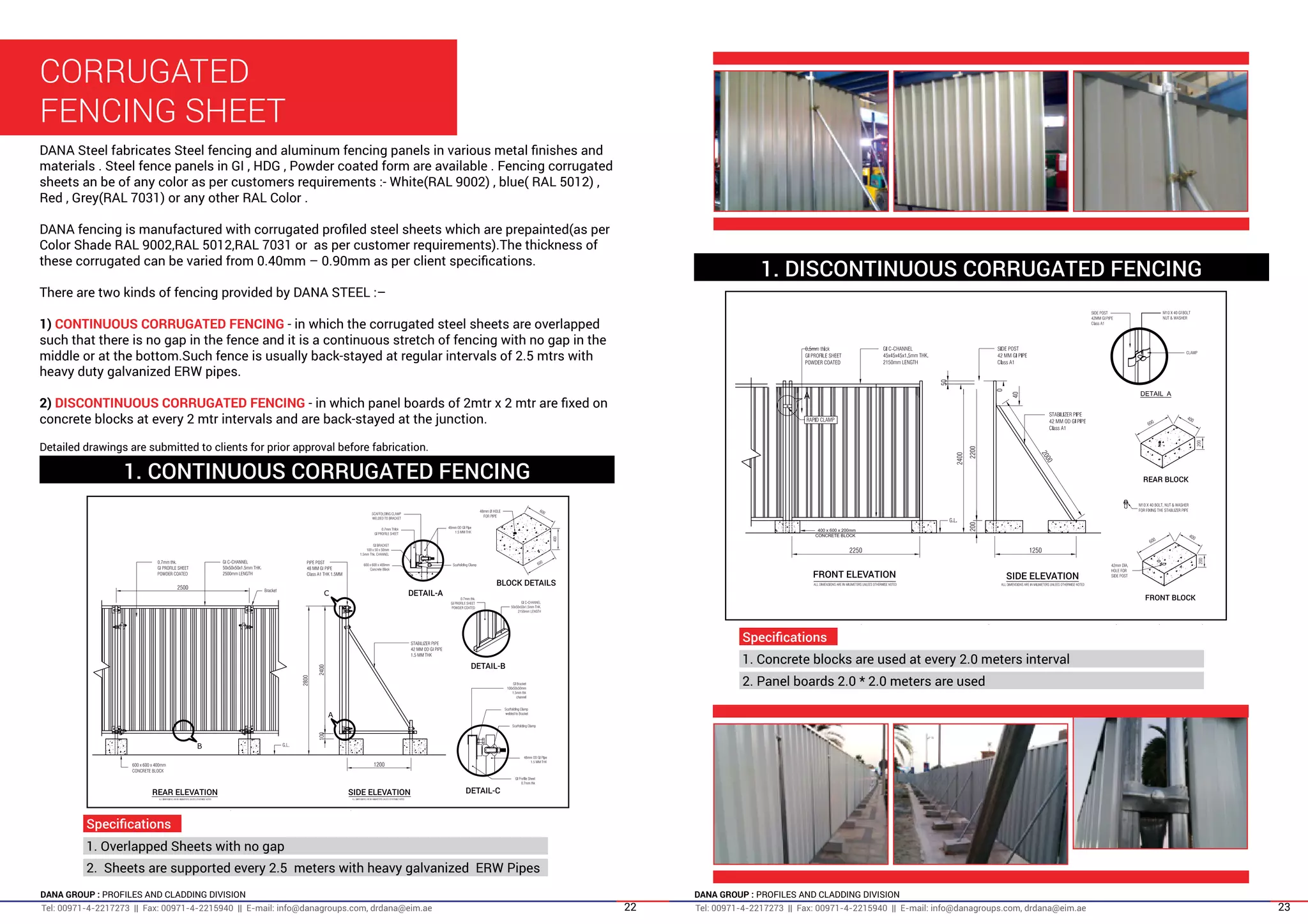 Sandwich panels gi_purlins_steel_profiles_decking_sheets_dana_uae | PDF