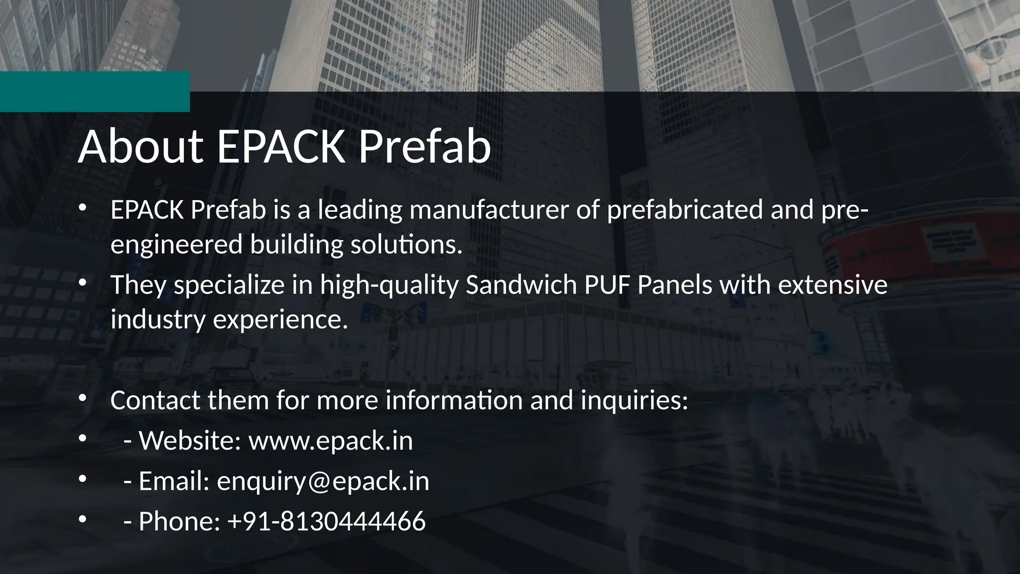 Comprehensive Guide to Sandwich PUF Panels for Superior Insulation | PPTX | Indoor Environmental ...