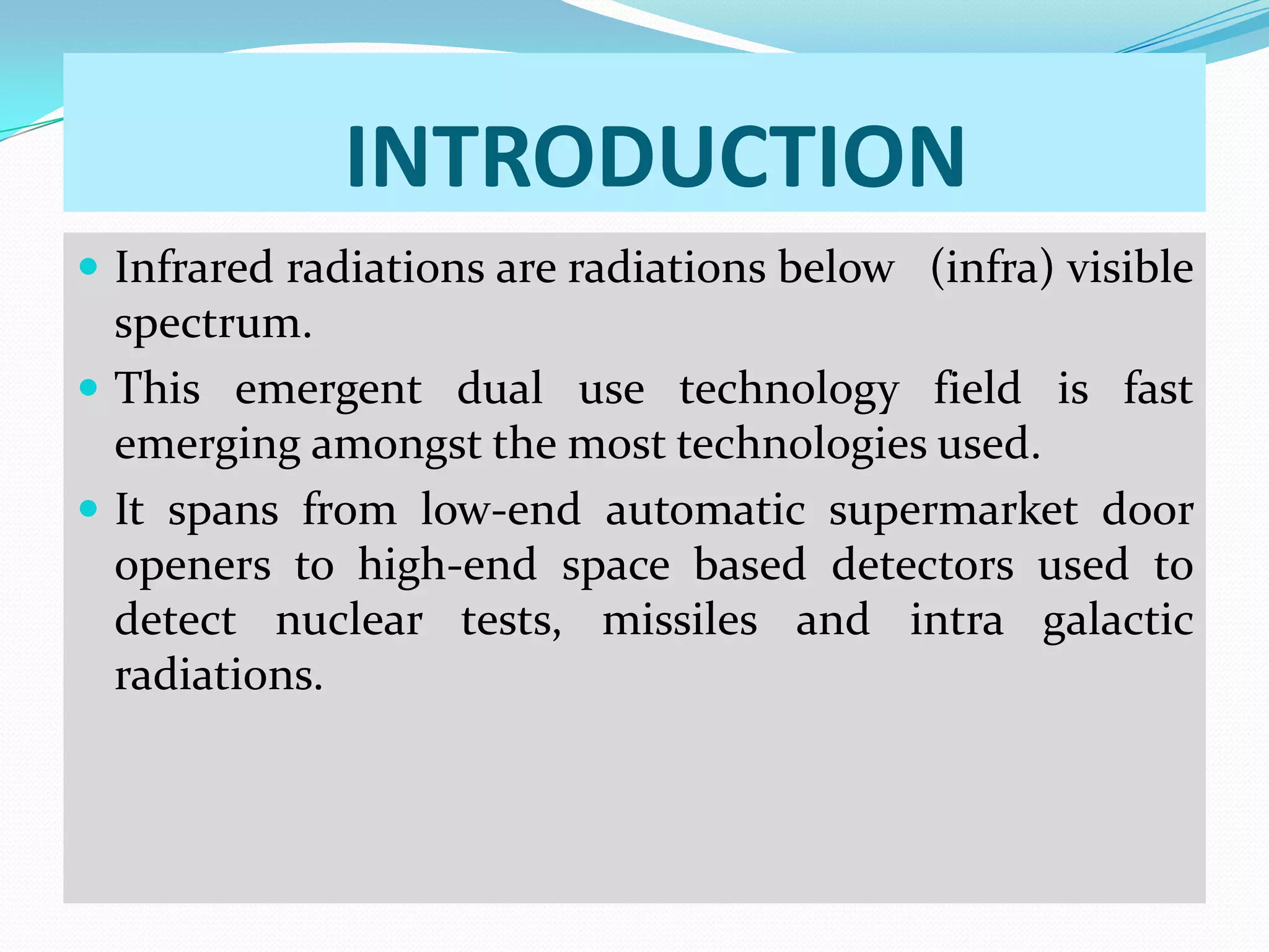 INFRARED TEMPERATURE DETECTOR | PPTX