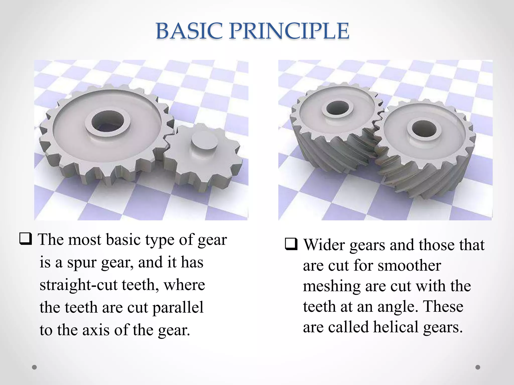 SELECTION OF GEAR BOX FOR VARIOUS MECHANICAL SYSTEM | PPTX