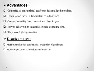 SELECTION OF GEAR BOX FOR VARIOUS MECHANICAL SYSTEM | PPTX