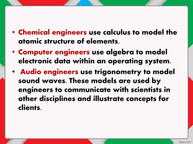 Application of Engineering Mathematics | PPTX | Physics | Science
