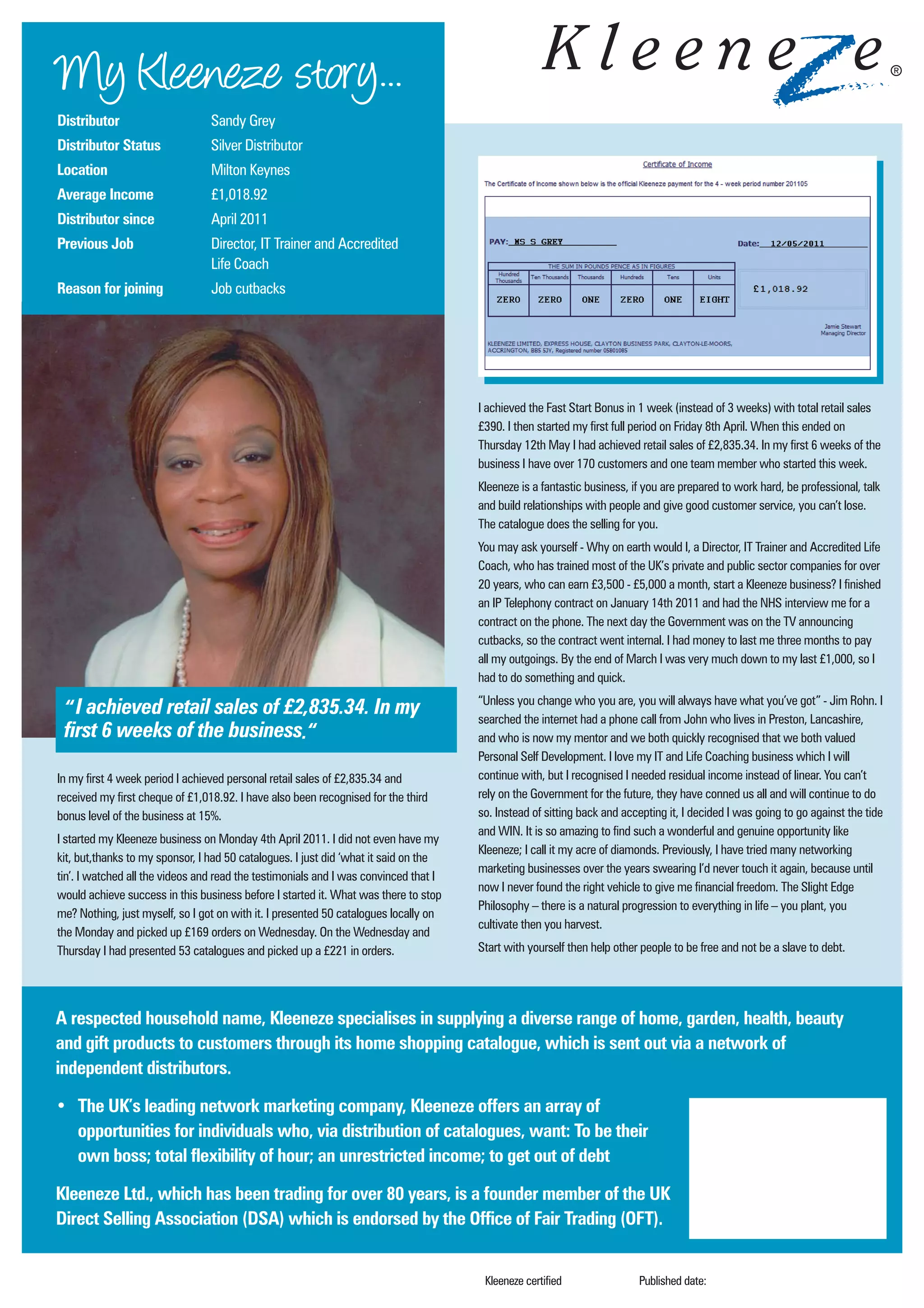 Sandy Grey case study | PDF | Free Download