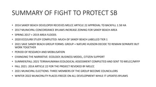 Save Sandy Beach - Presentation | PDF