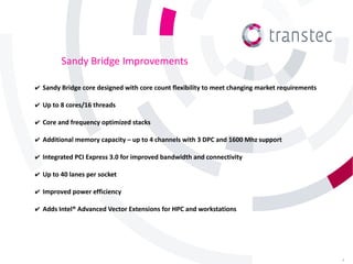 Sandy bridge platform from ttec | PDF