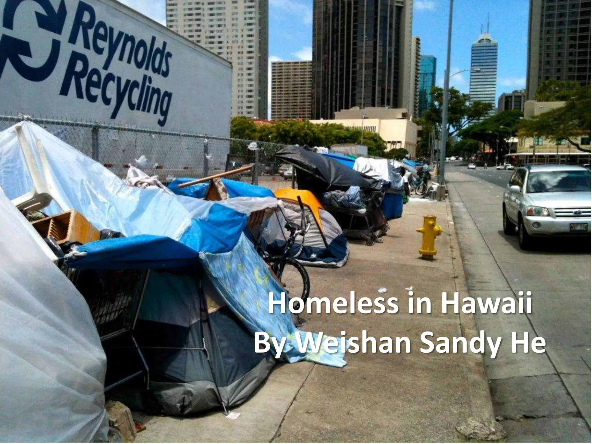 Sandy homeless in hawaii presentation 2 | PPT