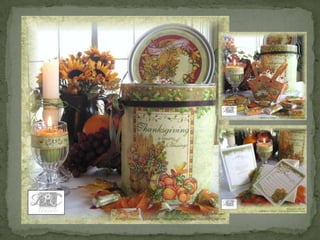 Sandy Osborn Designs Thanksgiving Table Top Presentation | PPTX