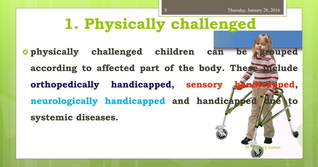 PPT ON MENTALLY CHALLENGED CHILDREN OR MENTAL RETARDATION IN CHILDREN | PPT