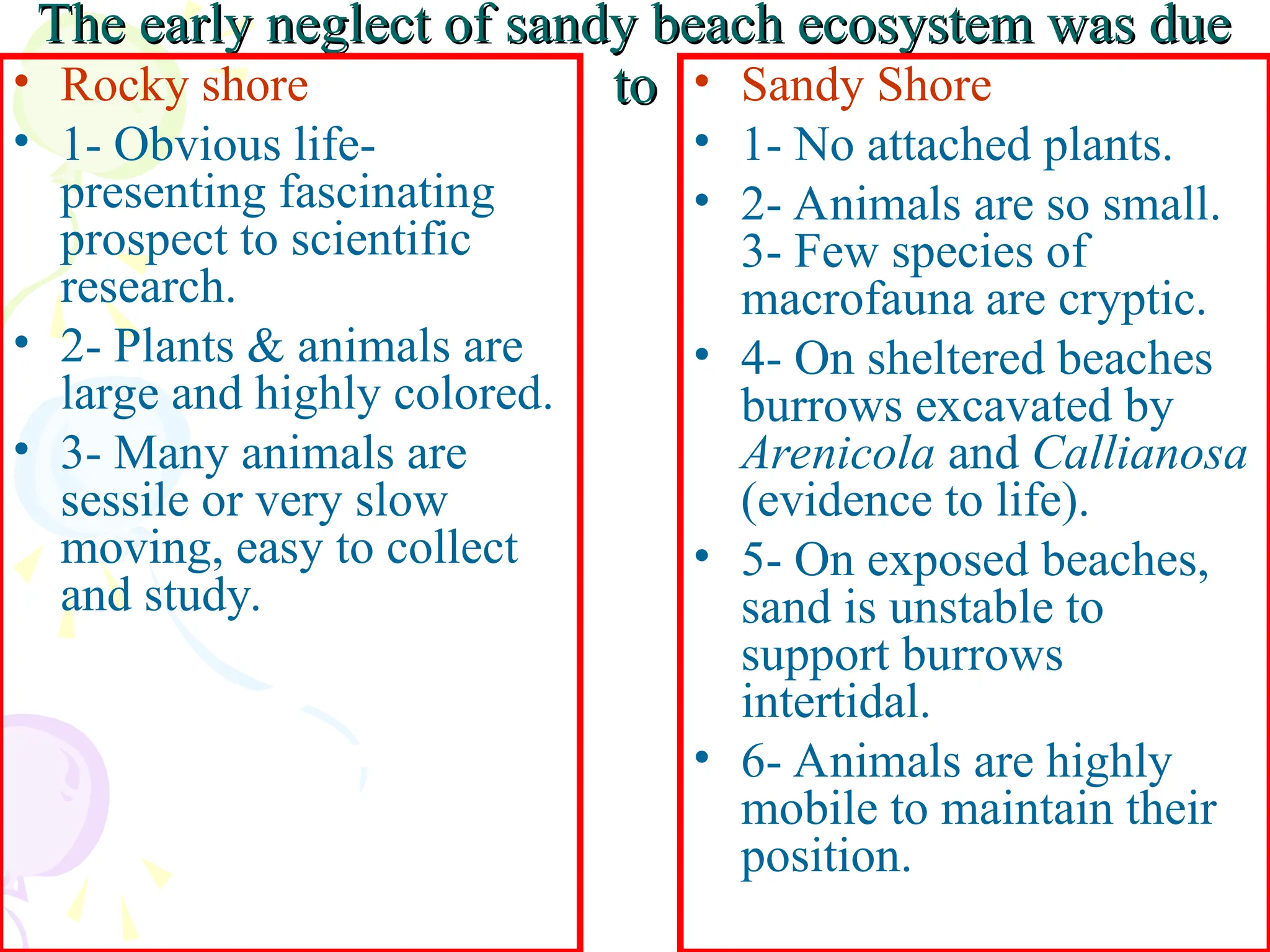 Sandyshore Ecosystem PowerPoint Presentation | PPT