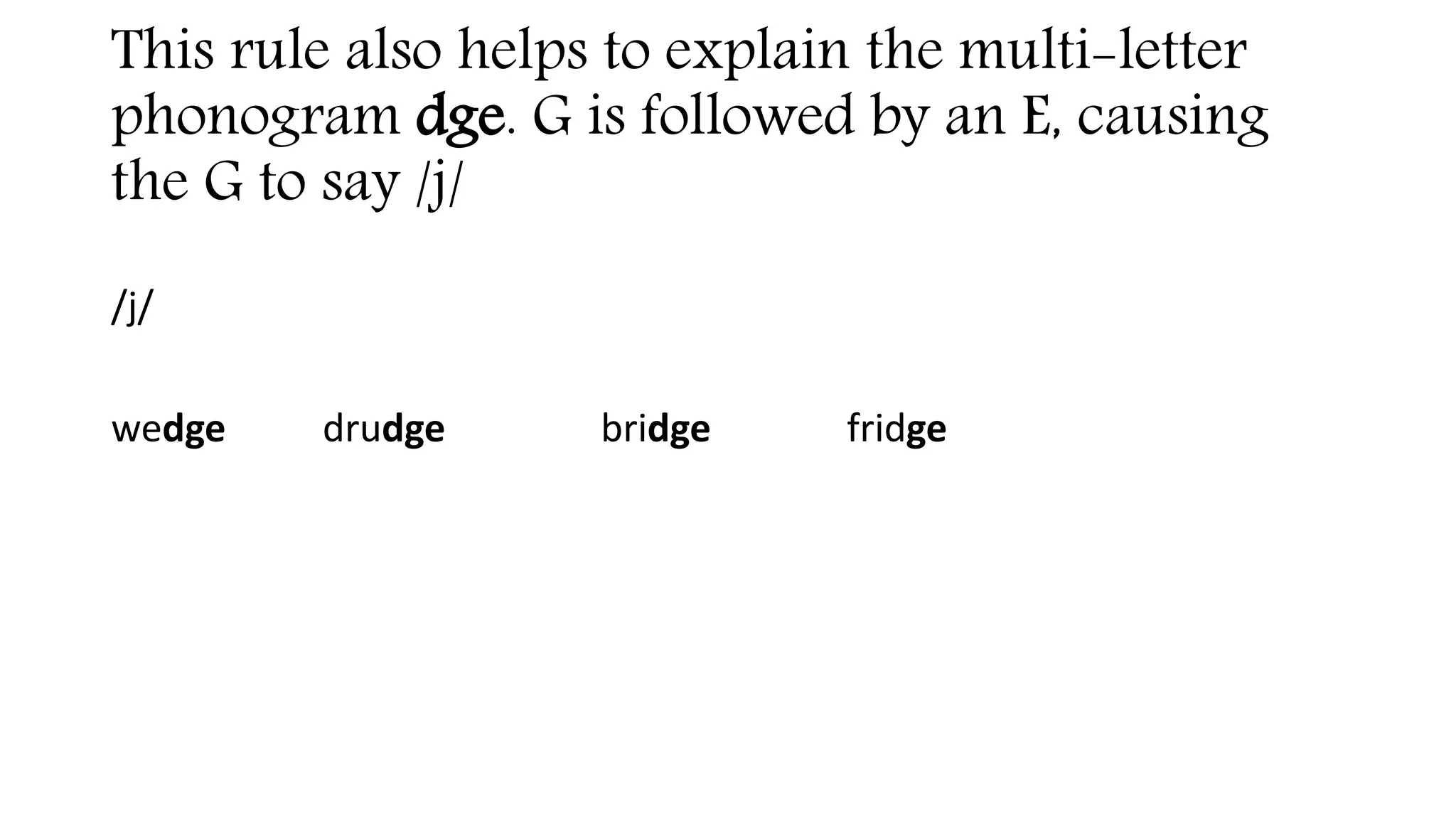 Sane english letter g | PPTX