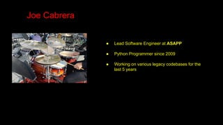 Sanely working with Legacy Code - PyTexas 2024 | PPT