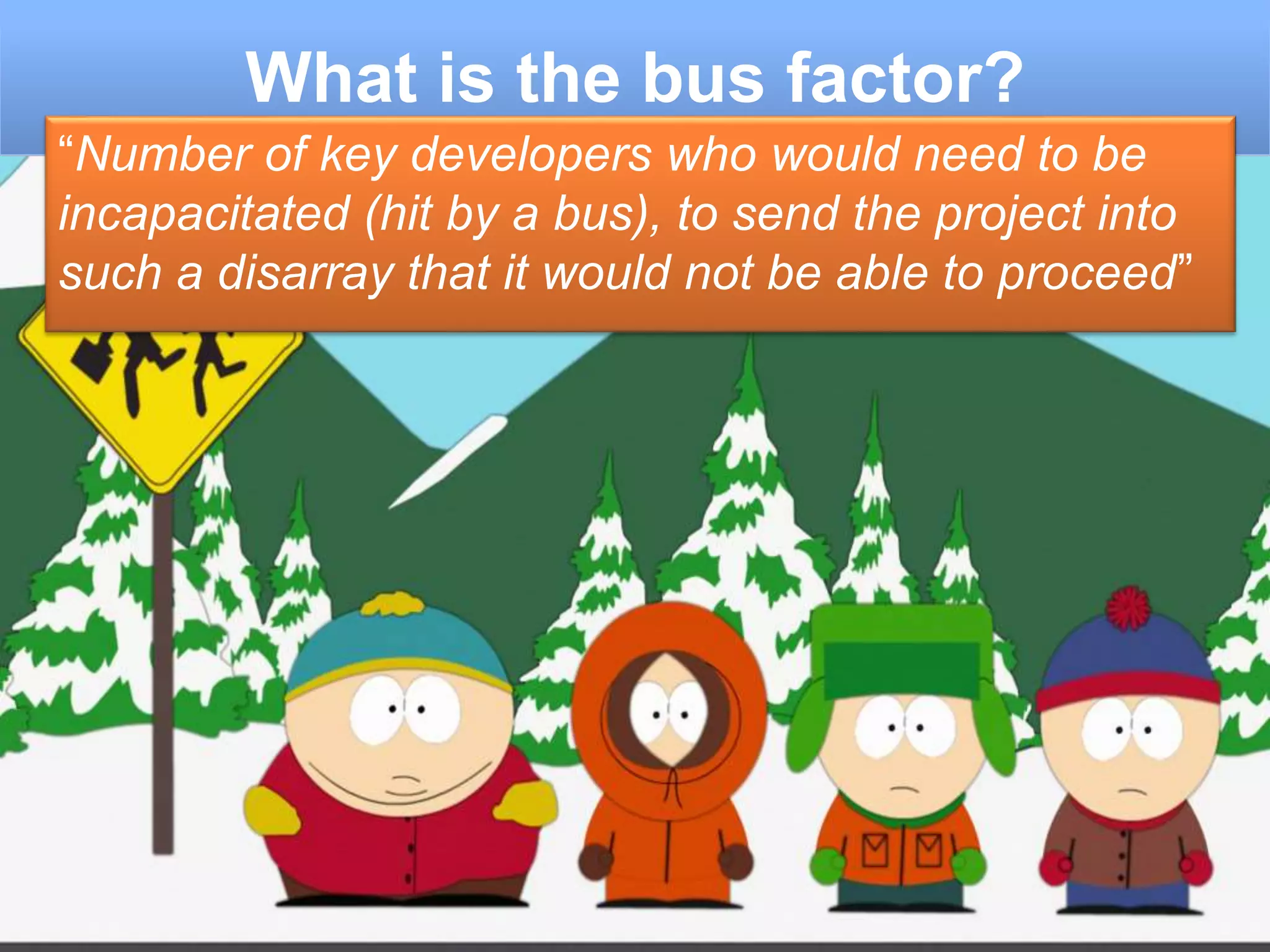 Assessing the Bus Factor of Git Repositories | PPT