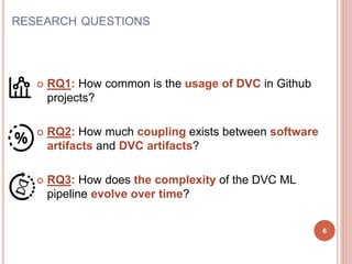 On the Co-evolution of ML Pipelines and Source Code - Empirical Study of DVC Projects | PPT