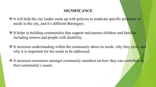 Urban Needs Assessment of San fernando city | PPTX