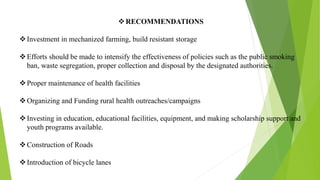 Urban Needs Assessment of San fernando city | PPTX